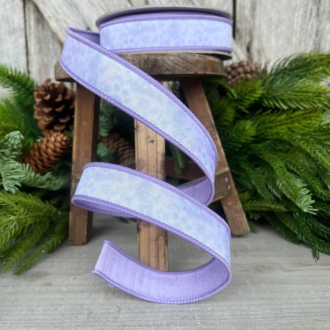 1" Lavender Tie Dye Ribbon, Farrisilk Ribbon, Spring Ribbon, Lavender ...