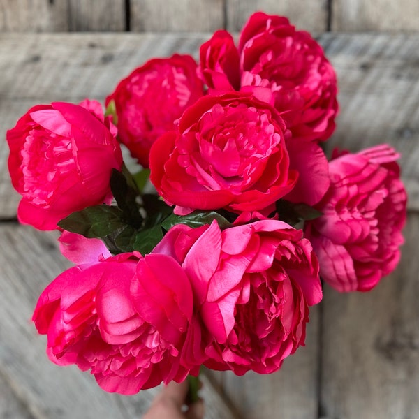 Hot Pink Bouquet - Etsy