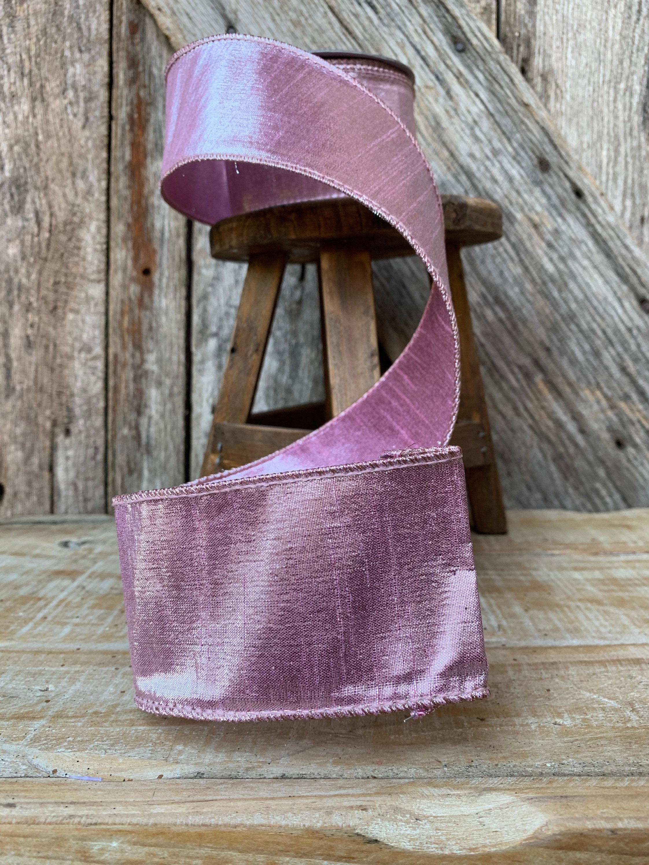 2.5 Light Pink luster ribbon, farrisilk color accent ribbon, 2.5 inch ...