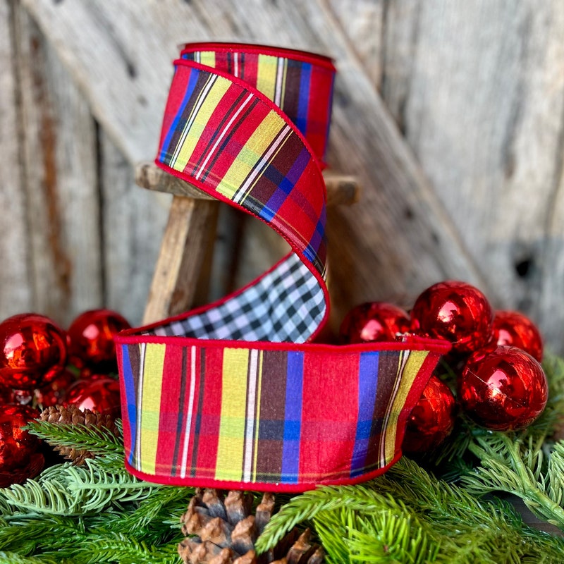 Christmas Ribbon - Etsy