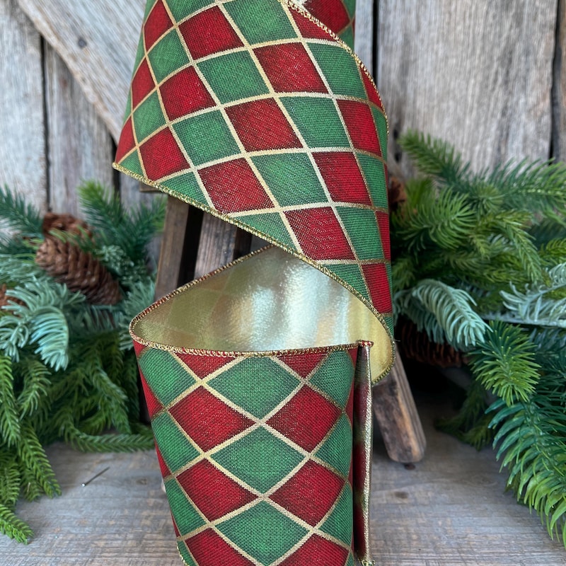 Antique Gold Red Trim - Etsy