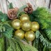 10" Gold Ornament Ball Pick, Gold Ball Pick, Ornament Pick, Wreath ...