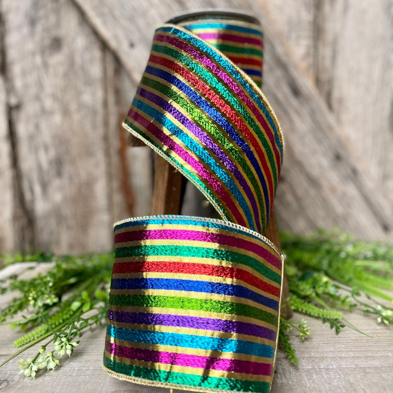 Metallic Ribbon - Etsy