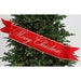 Merry Christmas Banner, Christmas Tree Banner, Red Velvet Banner for ...