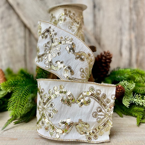 Wide Christmas Ribbon - Etsy