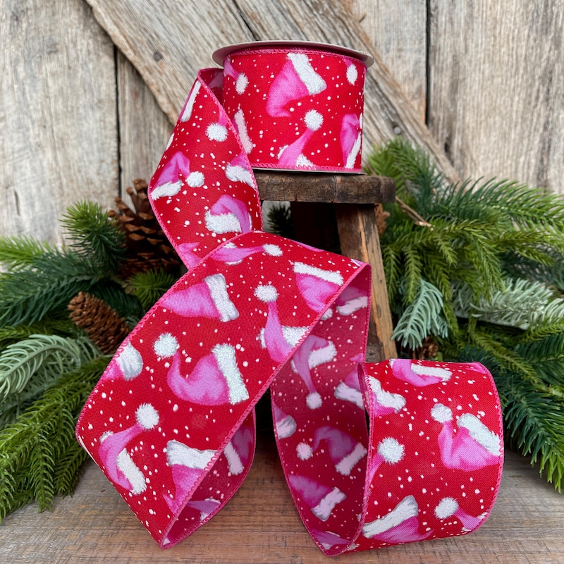 Hot Pink Santa Hat - Etsy