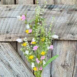 27 Mixed Wild Flower Spray, Floral Filler Spray, Spring Florals ...