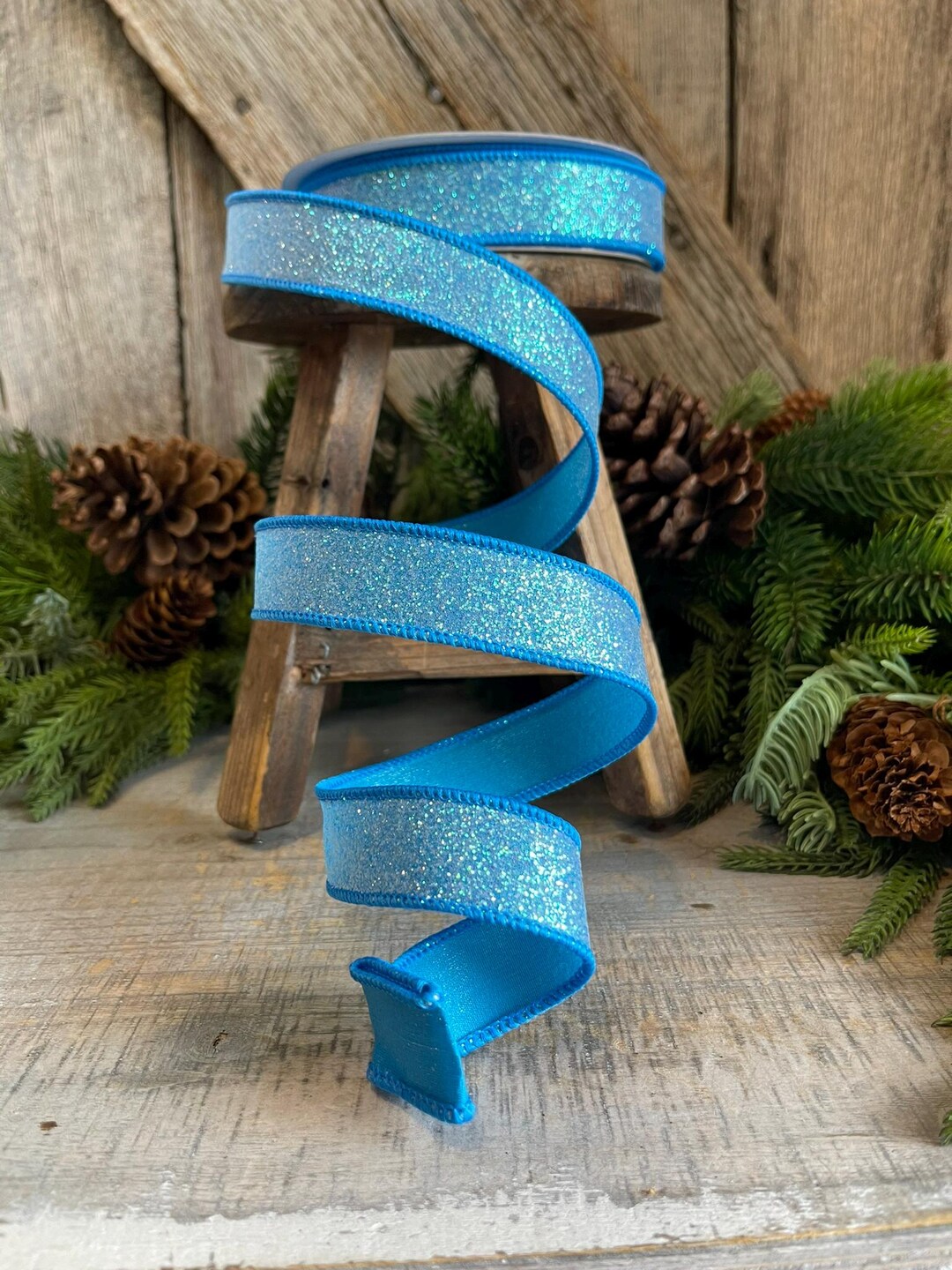 1 Turquoise Sugar Frost Ribbon, Farrisilk Ribbon, Turquoise Ribbon ...