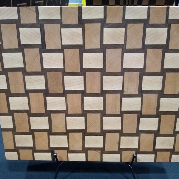 Basket Weave End Grain Board - Etsy