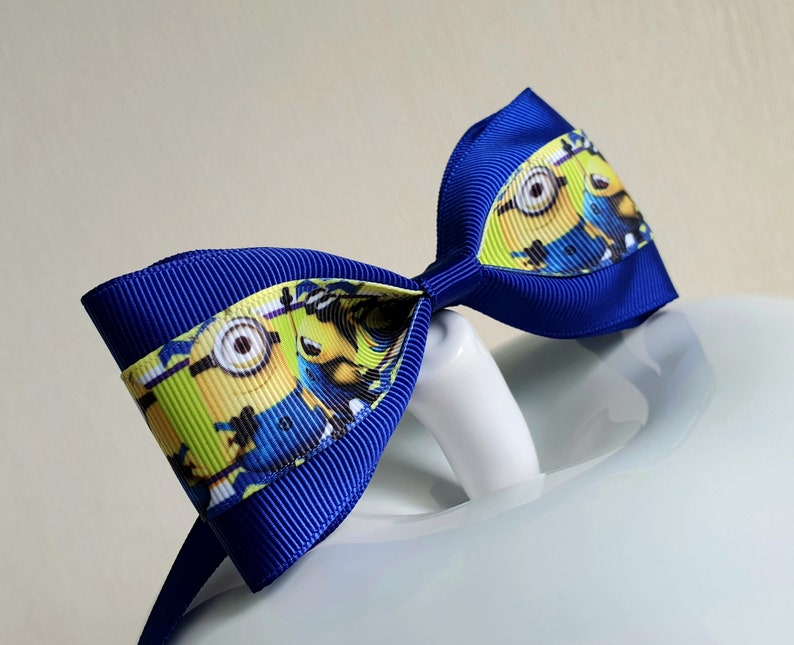 Minions Bow Tie/minions Baby Shower/despicable Me Bow Tie/boys Bow Tie ...