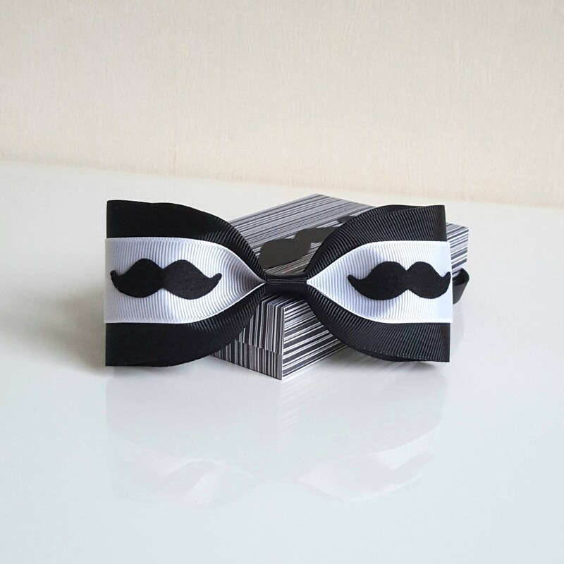 Mustache Bow Tie - Etsy