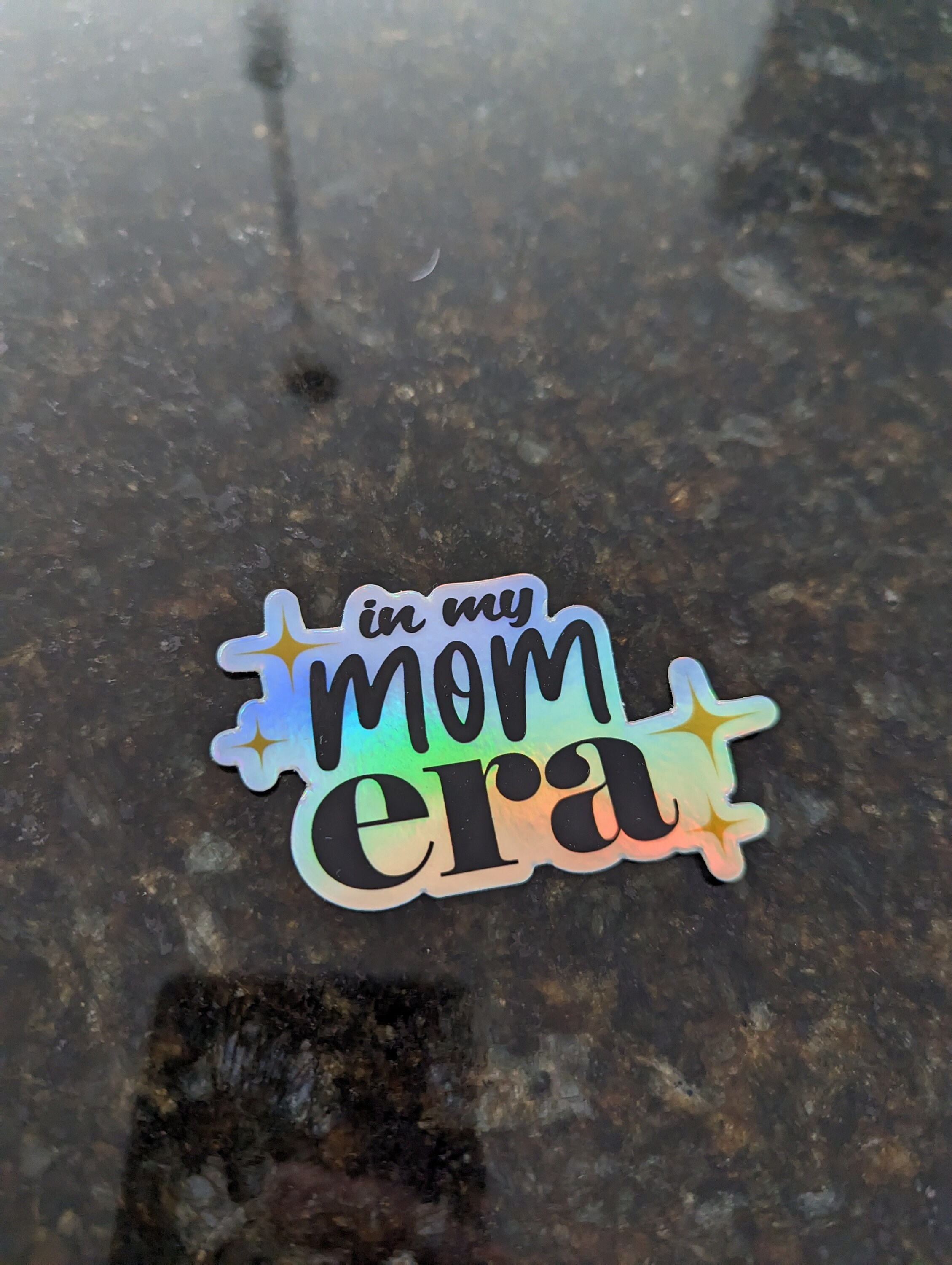 In My Mom Era Holographic Sticker Mom Gifts, Mom Sticker, Laptop ...