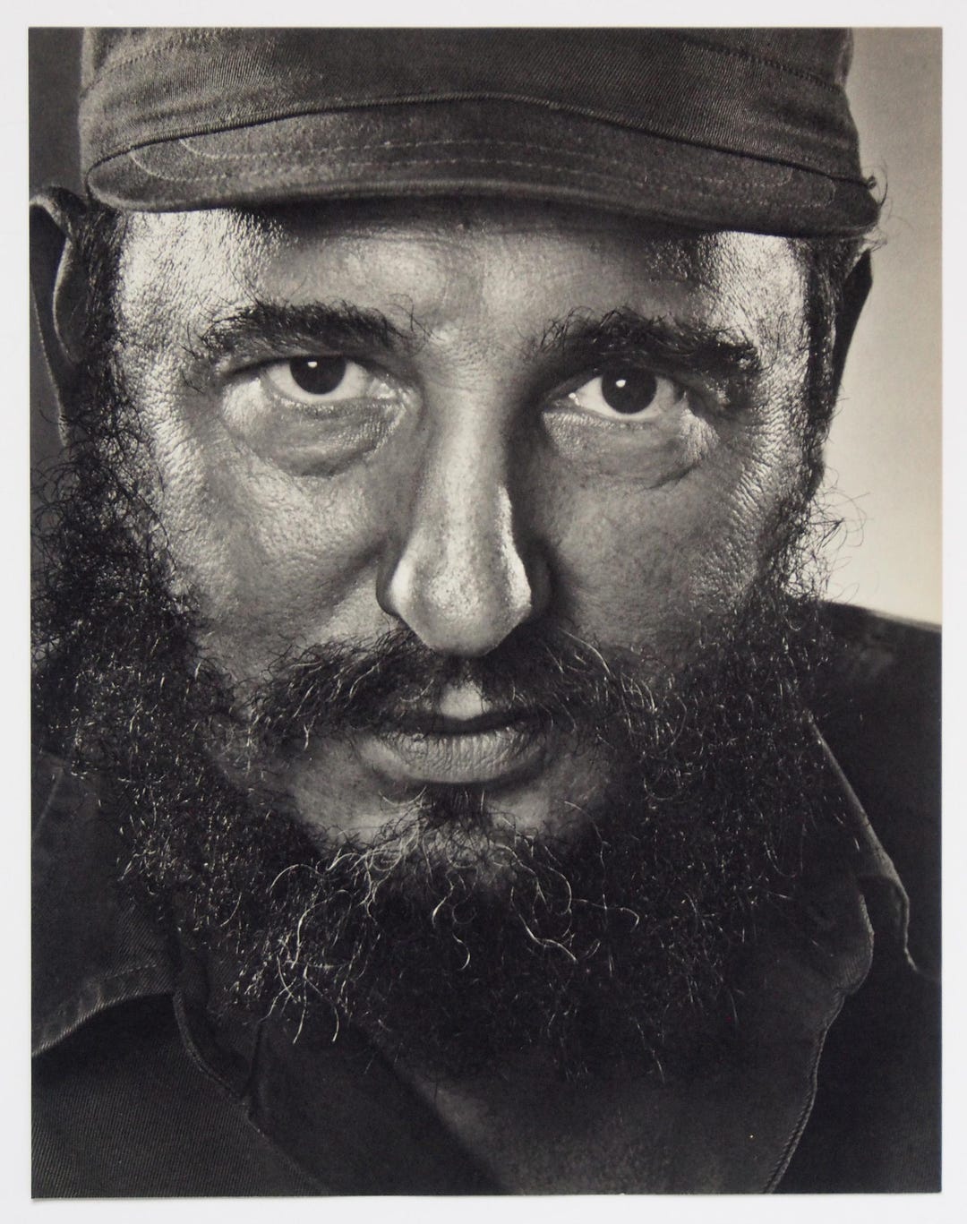 YOUSUF KARSH Vintage Photogravure Print - Portrait of Fidel Castro 1971 ...