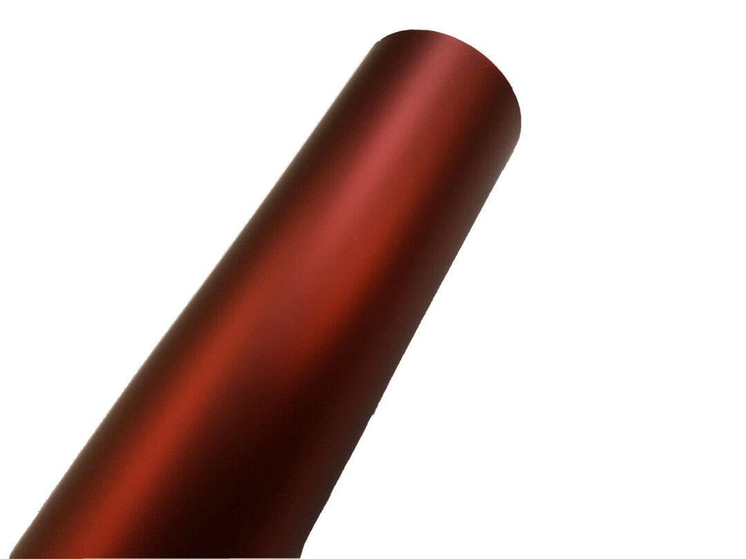 Matte Satin Anodized Brown Red Self Adhesive Vinyl Car Wrap Bubble Free ...
