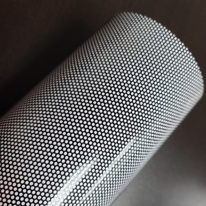 Perforated BLACK One Way Vision Printing Media Window Vinyl Sticker ...