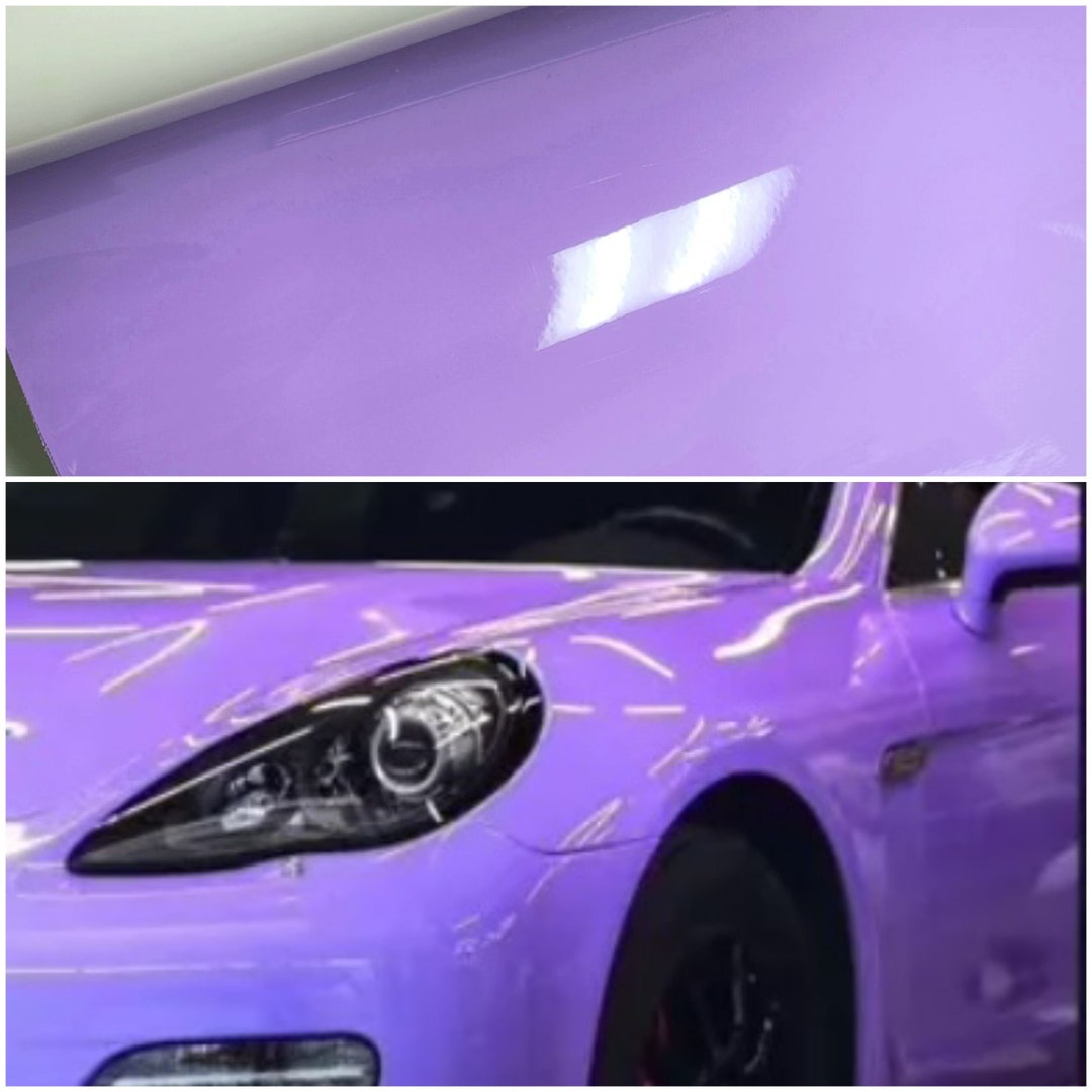 Gloss Lilac Lavender Purple Self Adhesive Vinyl Car Wrap Bubble Free ...