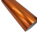 Gloss Glossy Copper Orange Self Adhesive Vinyl Car Wrap Bubble Free Air ...
