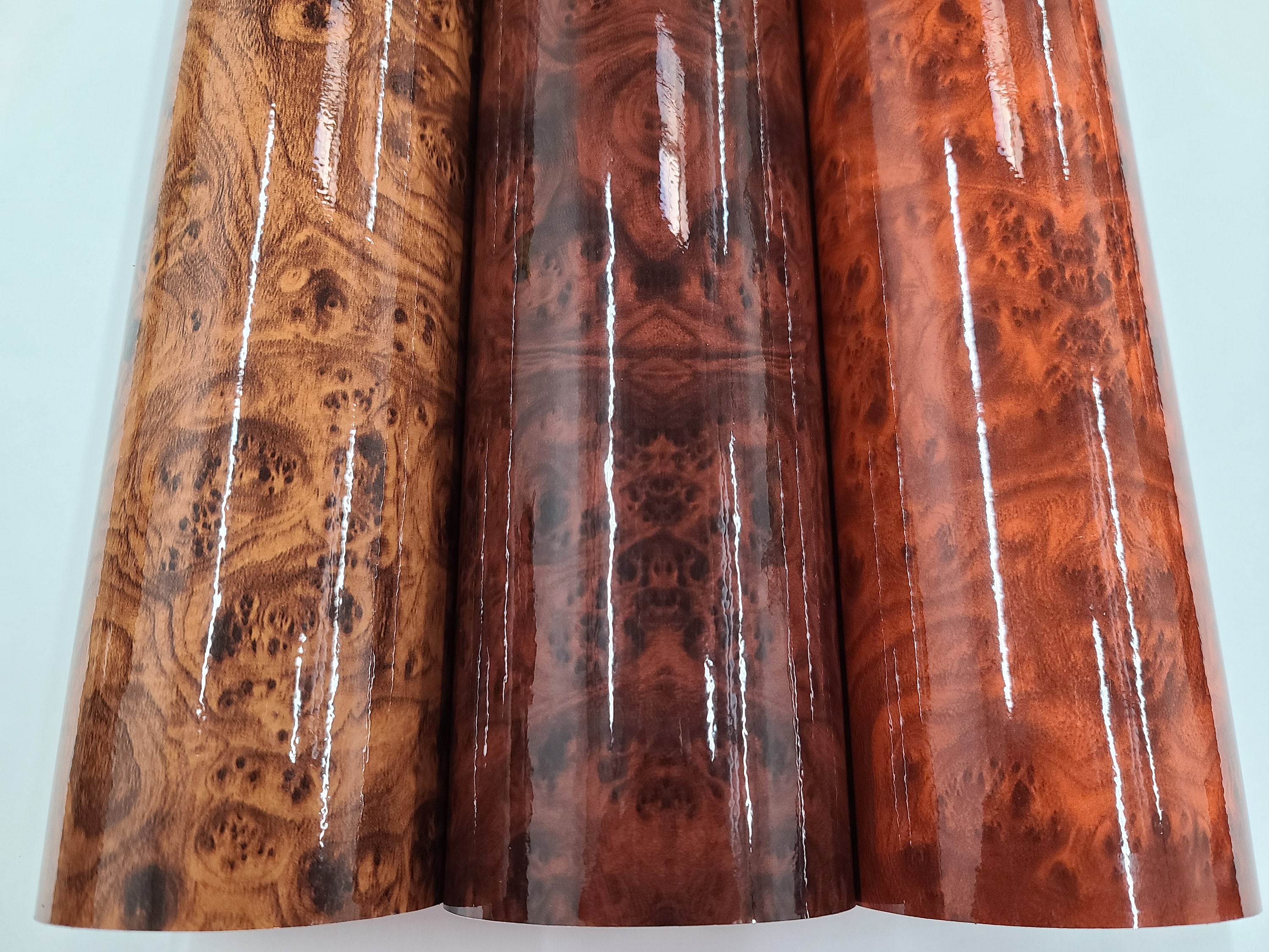 Gloss Woodgrain Birdseye Rosewood Maple Oak Bubble Free Air Release ...