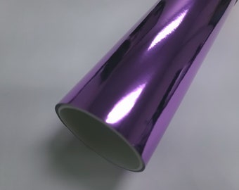 High Gloss Deep Purple Blue Metallic Flip Self Adhesive Bubble Free ...