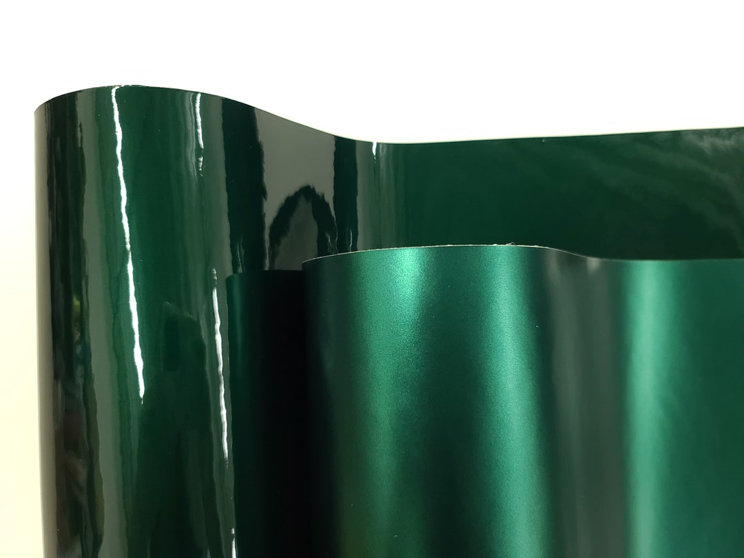 Gloss Satin Metallic Emerald Green Vinyl Car Auto Wrap Self Adhesive ...
