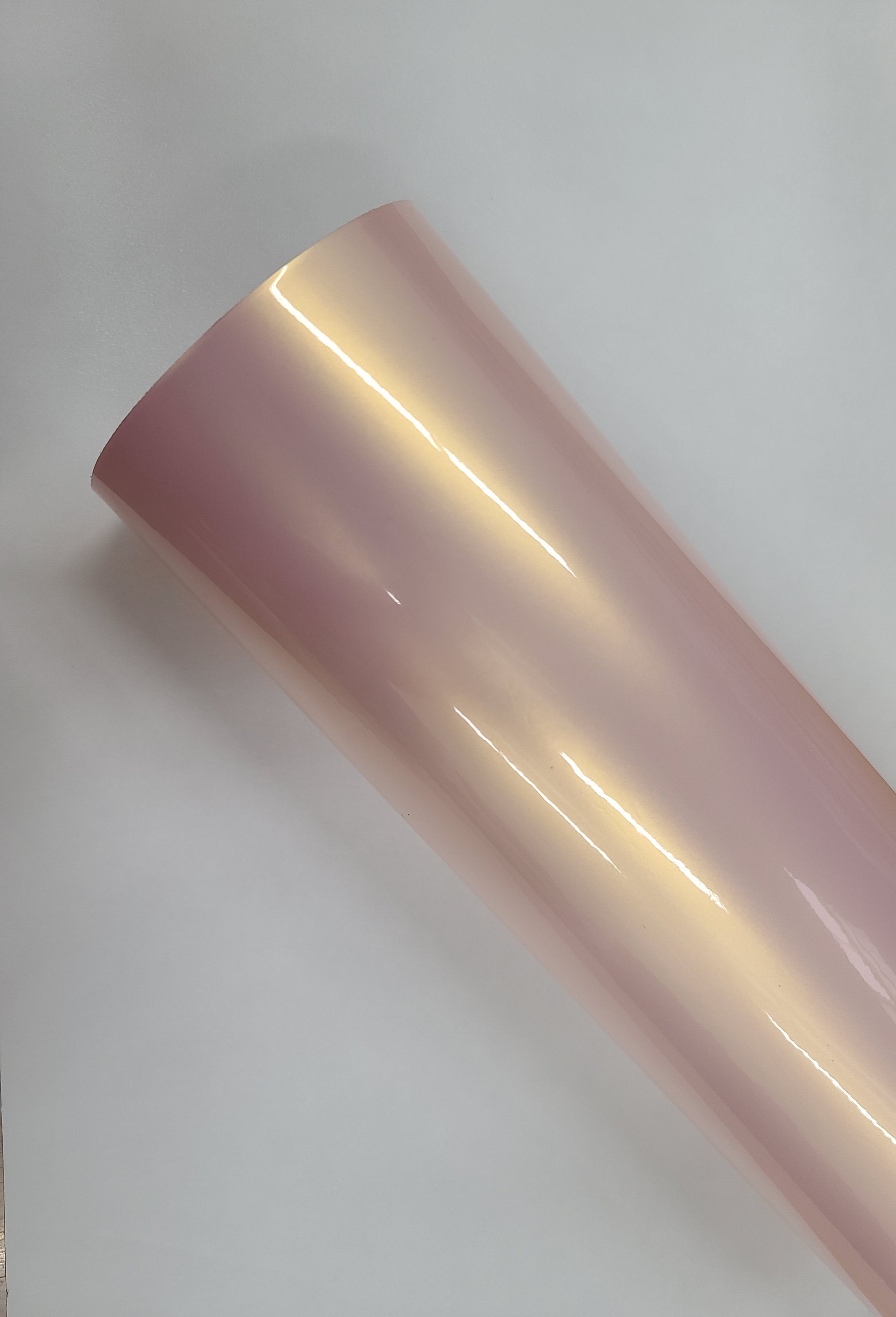 High Gloss Shell Pink Gold Self Adhesive Bubble Free Vinyl Car Wrap ...