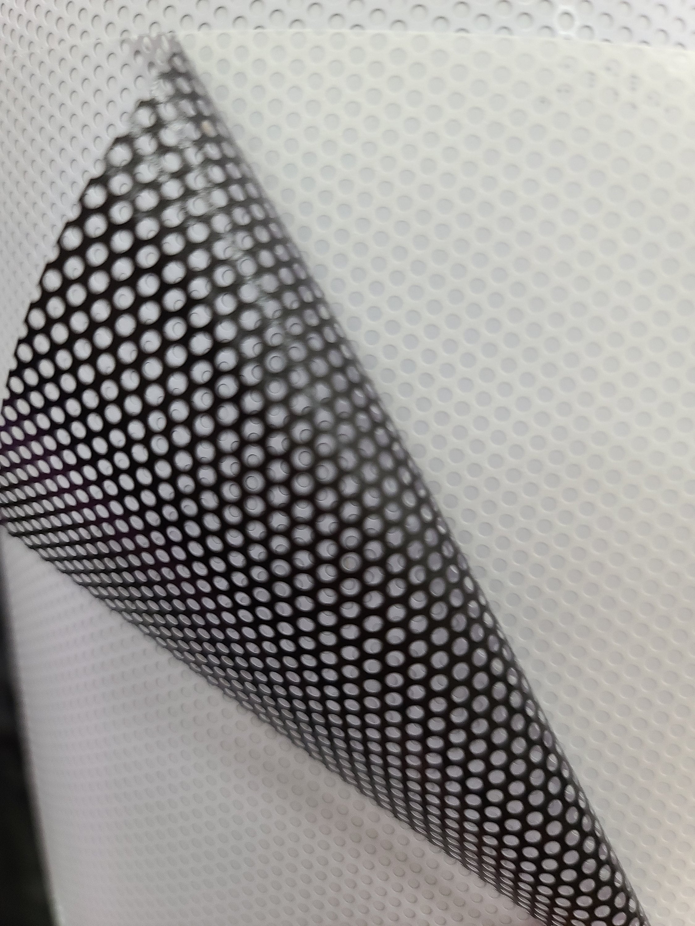Perforated White One Way Vision Printing Media Window Vinyl Sticker ...
