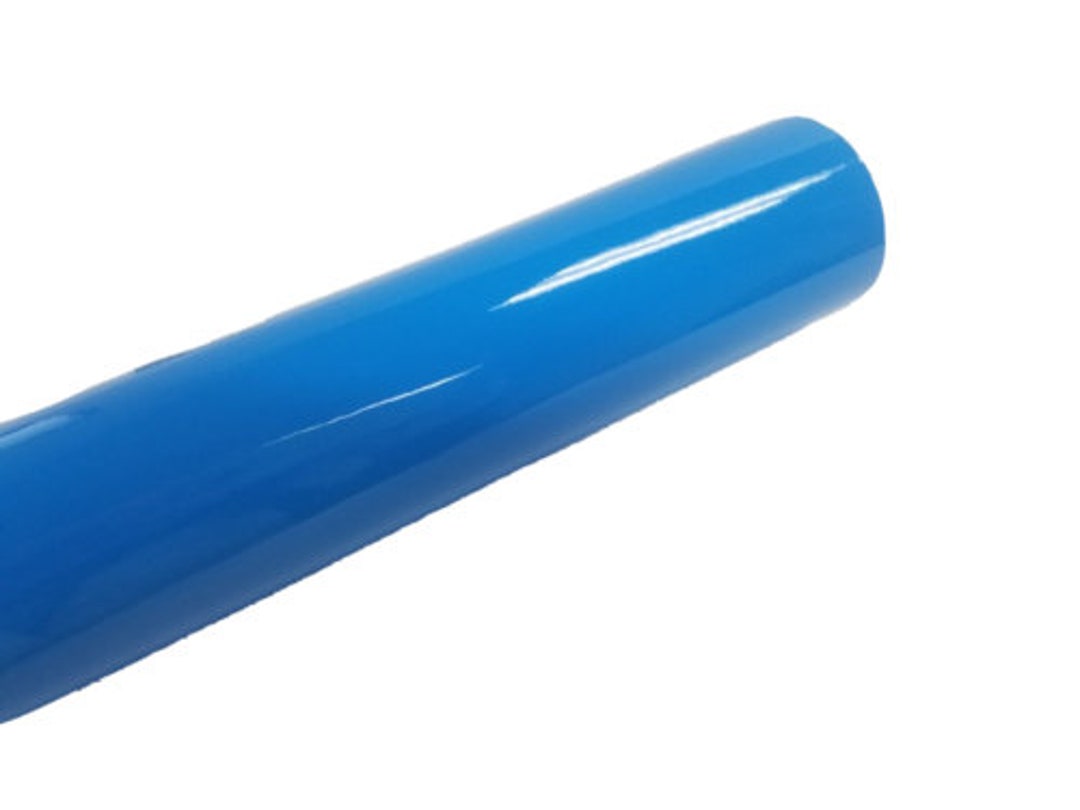 Gloss Glossy Sky Blue Self Adhesive Backed Vinyl Car Wrap Sticker Decal ...