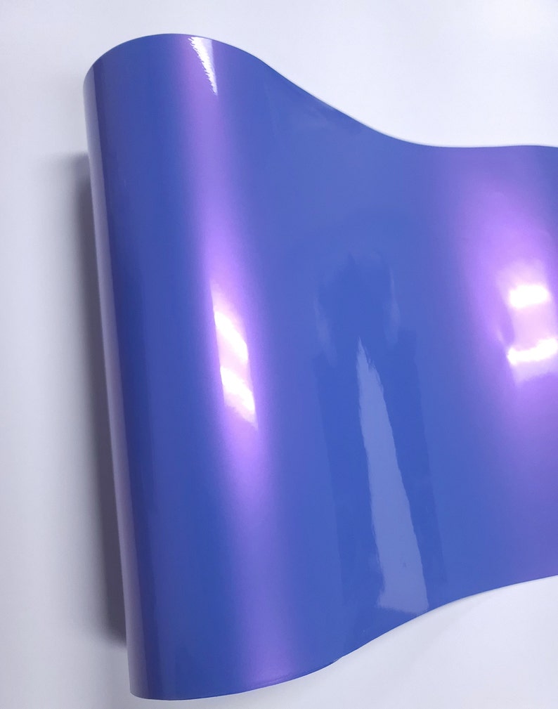 High Gloss Chameleon Purple Blue Self Adhesive Bubble Free Vinyl Wrap ...