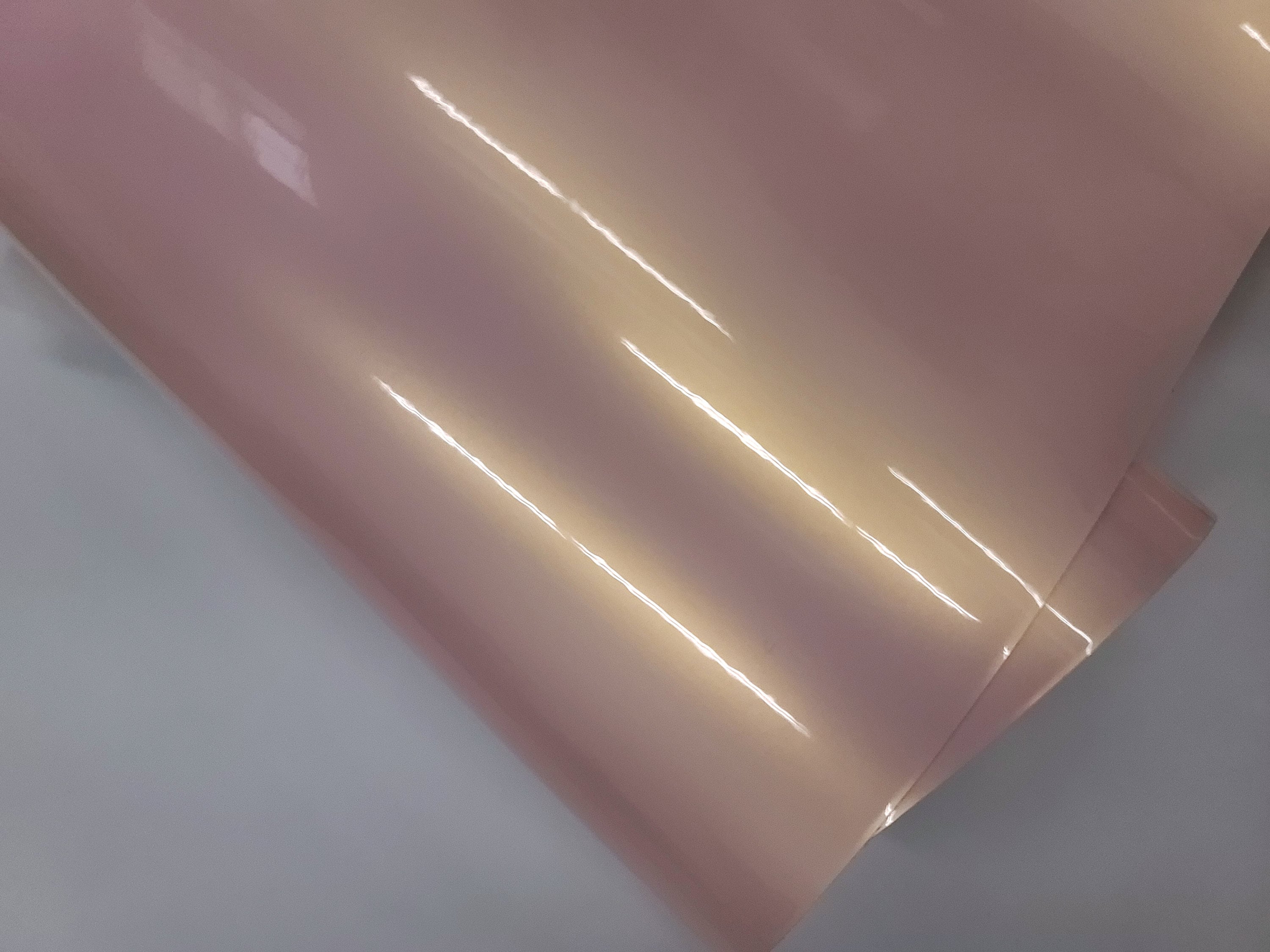 High Gloss Shell Pink Gold Self Adhesive Bubble Free Vinyl Car Wrap ...