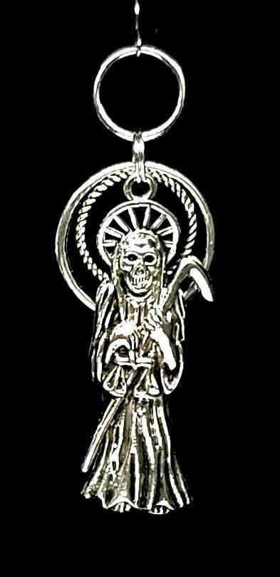 SAINT DEATH, Grim Reaper Earrings, Tarot Earrings, Occult Jewelry ...