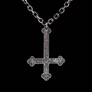 Giant Inverted Cross Necklace, 4.5 Giant Inverted Cross Necklace, 4.5
