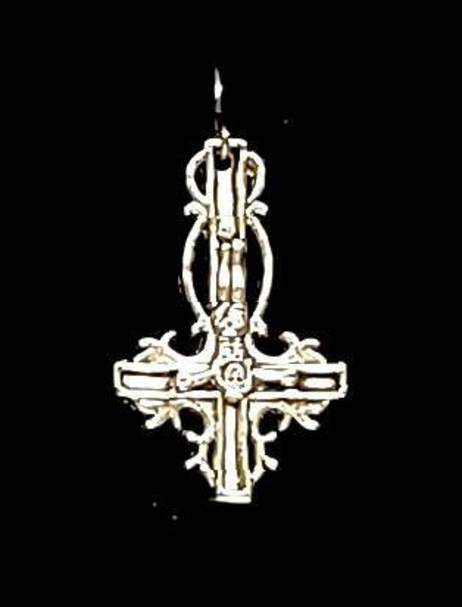 INVERTED CRUCIFIX Inverted Cross Earring Single Earring the - Etsy