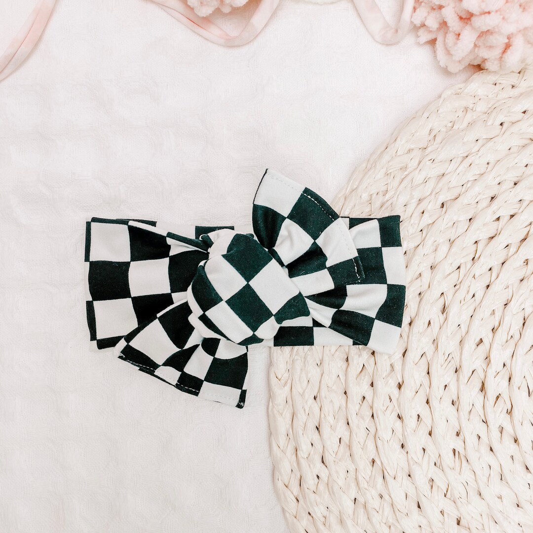 Checkers Baby Headband Checkers Baby Headband Boho Baby - Etsy