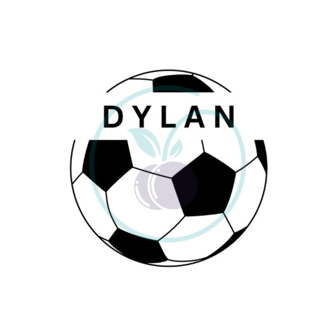 Personalized Soccer Ball Digital Print - Etsy