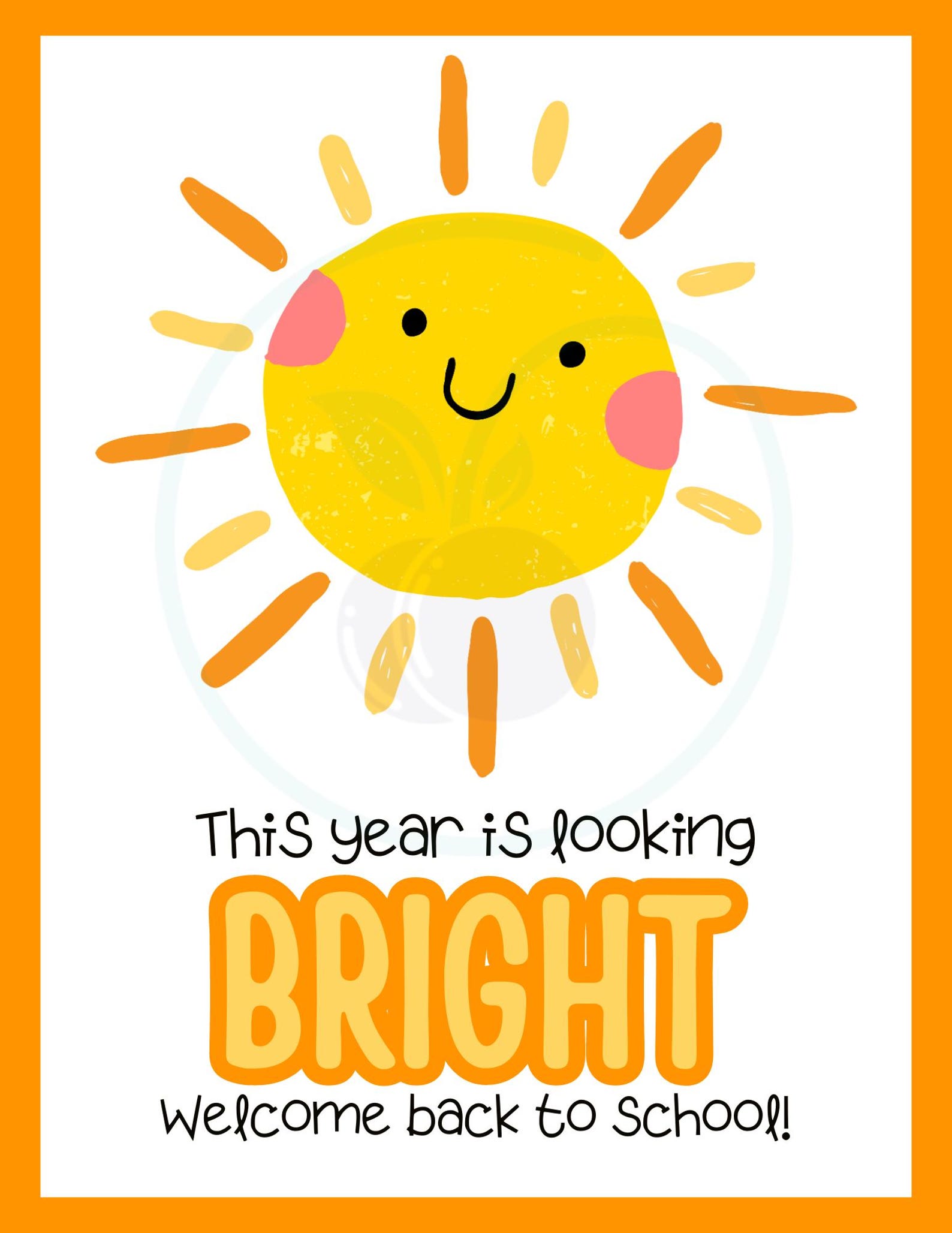 Back to School Gift Tags, This Year is Looking Bright, Welcome Back ...