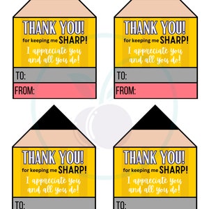 Teacher Appreciation Week, Teacher Appreciation Gift Tag, Printable ...