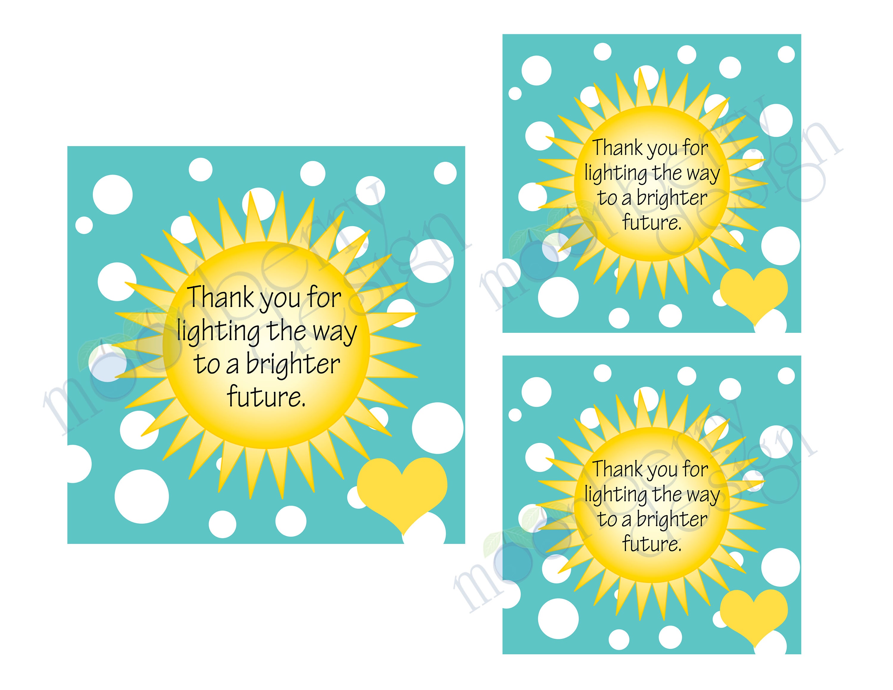 Thank You for Lighting the Way Tags - Etsy