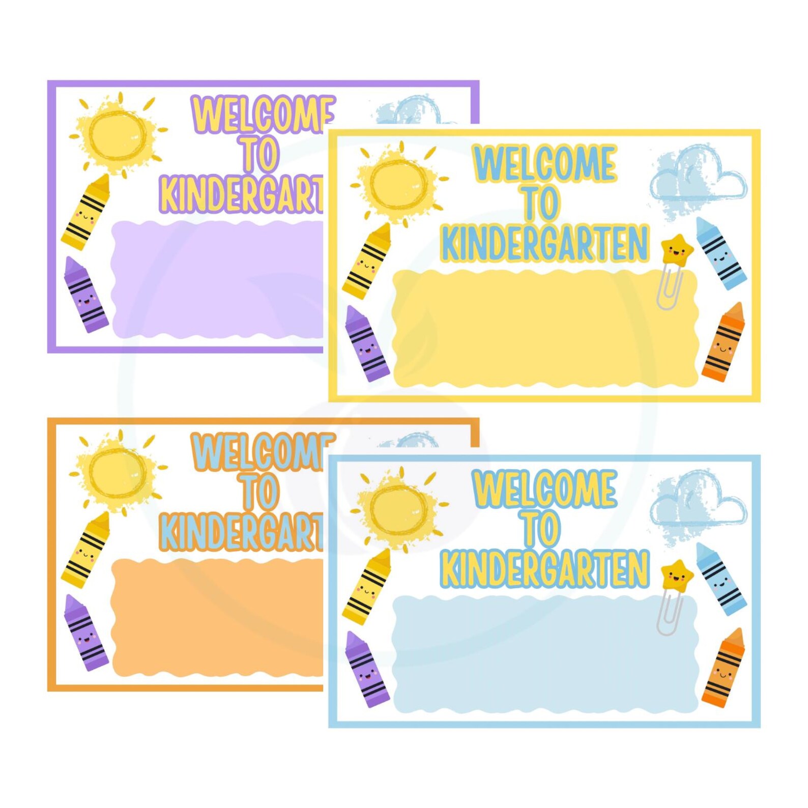 Kindergarten Crayon Back to School Flyer, Welcome to Kindergarten ...