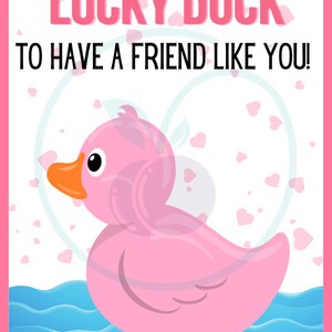 Lucky Duck Valentine, I’m One Lucky Duck, Valentines Day, Duck ...