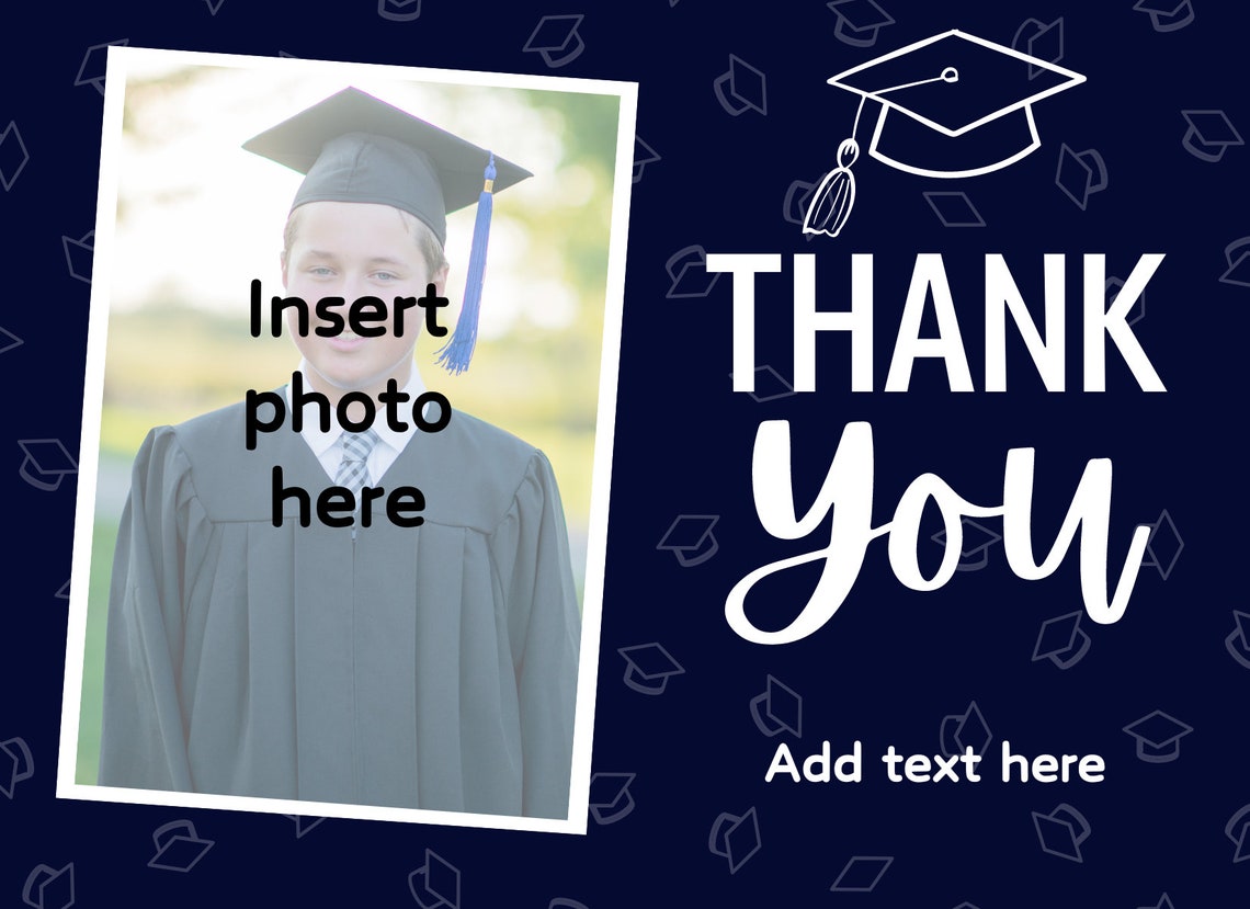 Graduation Thank You, Digital Thank You, Graduation, Thank You Card ...