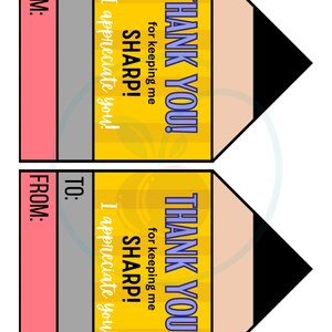 Teacher Appreciation Week, Teacher Appreciation Gift Tag, Printable ...