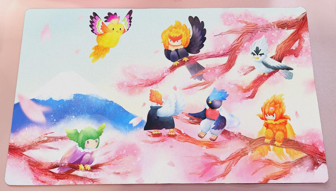 Blackwing Birds Playmat, YGO TCG Deskmat, Trading Card Game Mat - Etsy