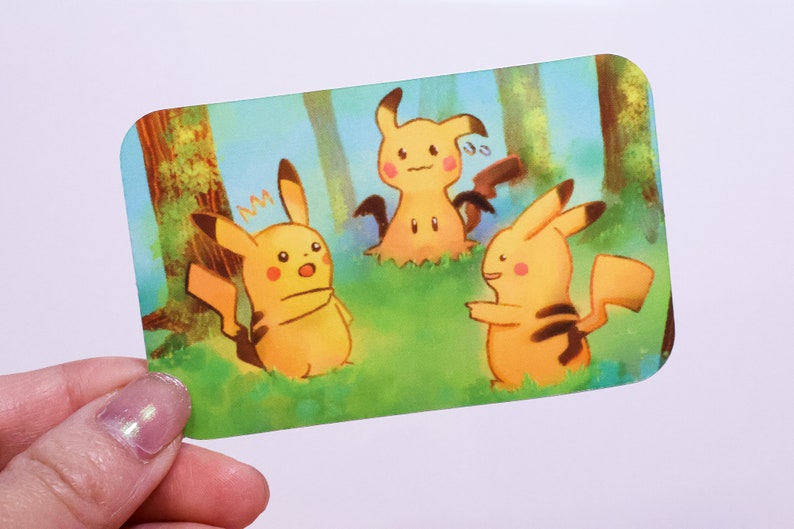 Pikachu Meme Sticker, Funny Meme Sticker, Anime Sticker, Cute Sticker ...