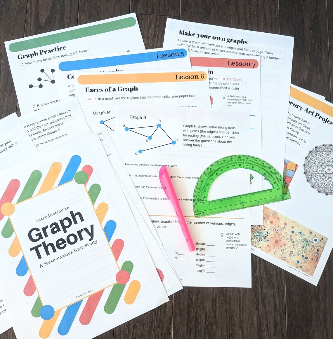 Graph Theory Unit Study - Etsy