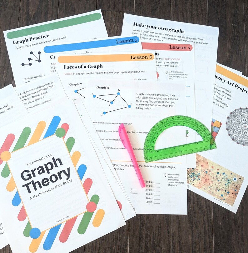 Graph Theory Unit Study - Etsy