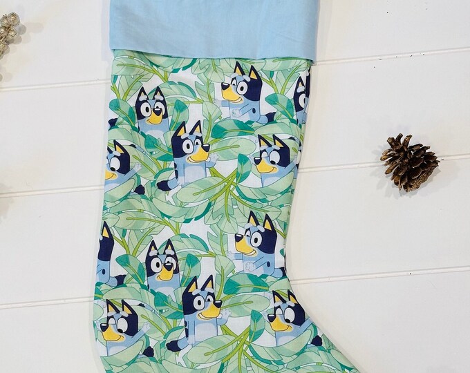 Custom Name Bluey Stocking - Etsy