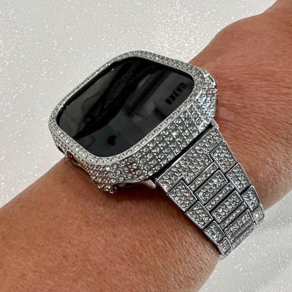 Iced Out Apple Watch Band - Etsy