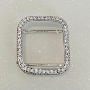 Ultra 49mm Apple Watch Cover Silver Lab Diamond Bezel, Metal Iwatch ...