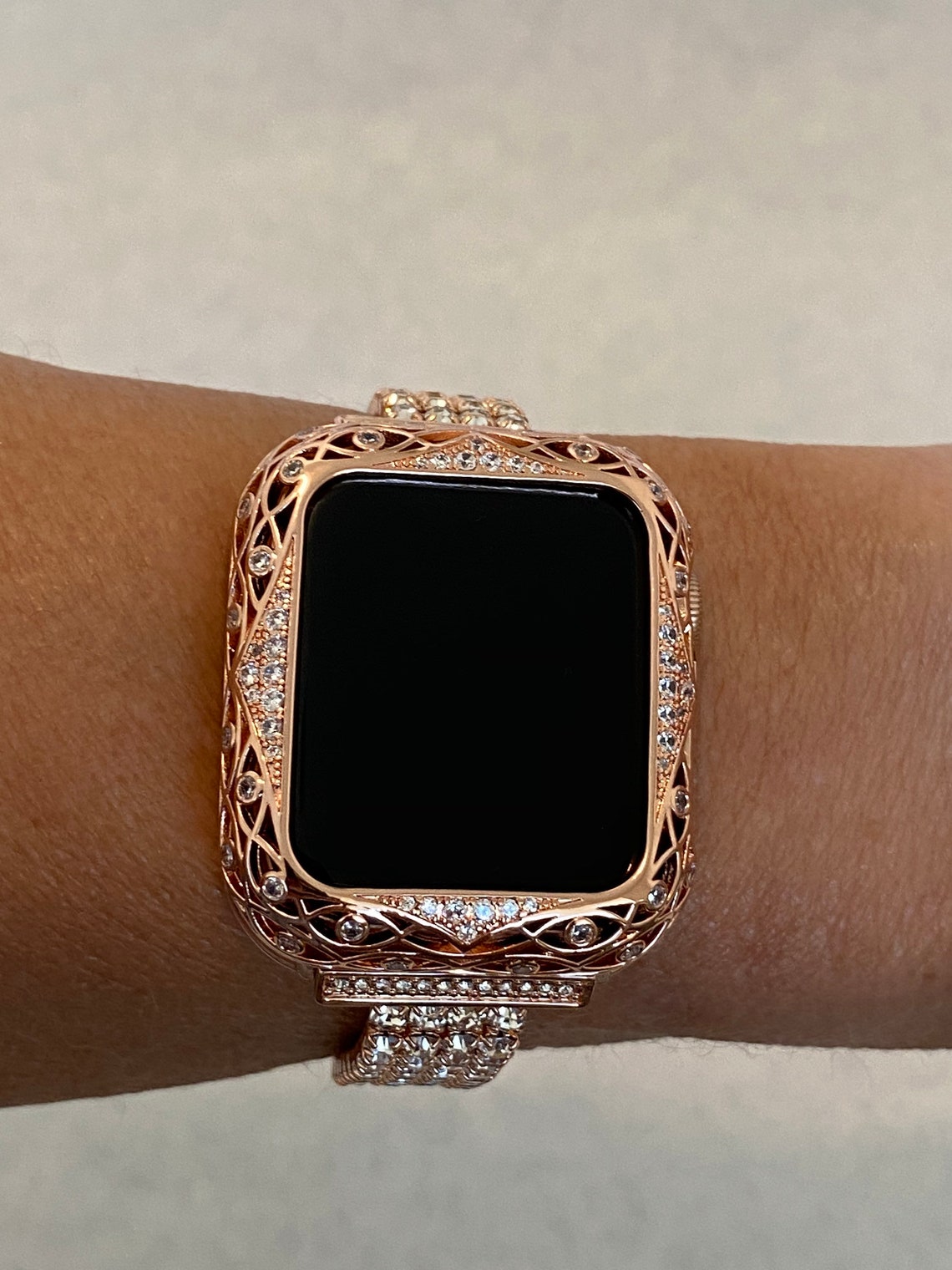 Apple Watch Cover 38mm 40mm 42mm 41mm 44mm 45mm Bezel Rose - Etsy