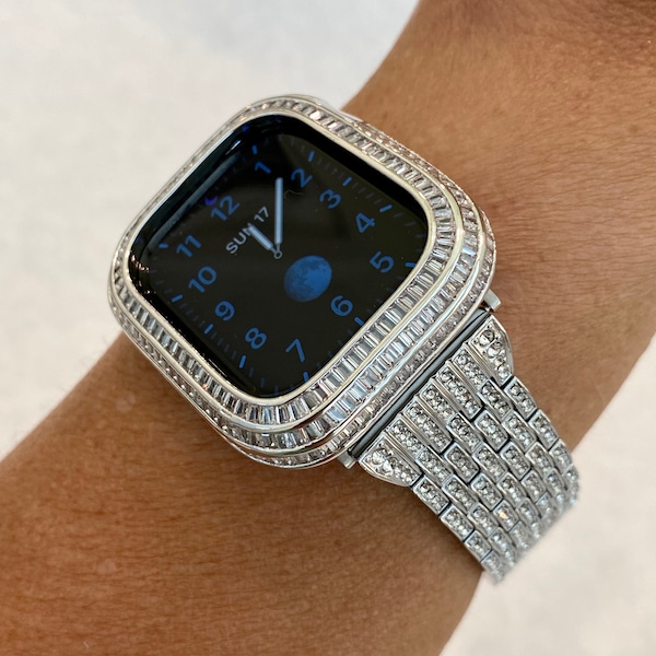 Iced Out Apple Watch Band - Etsy